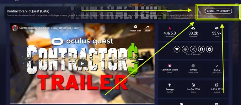 How To Get CONTRACTORS VR On Oculus Quest 1 & 2 (Officially)