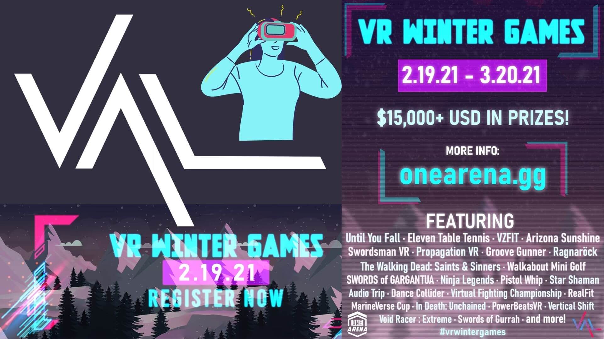 V.A.L. Hosts "The Winter Games" - $15,000 To Be Won!