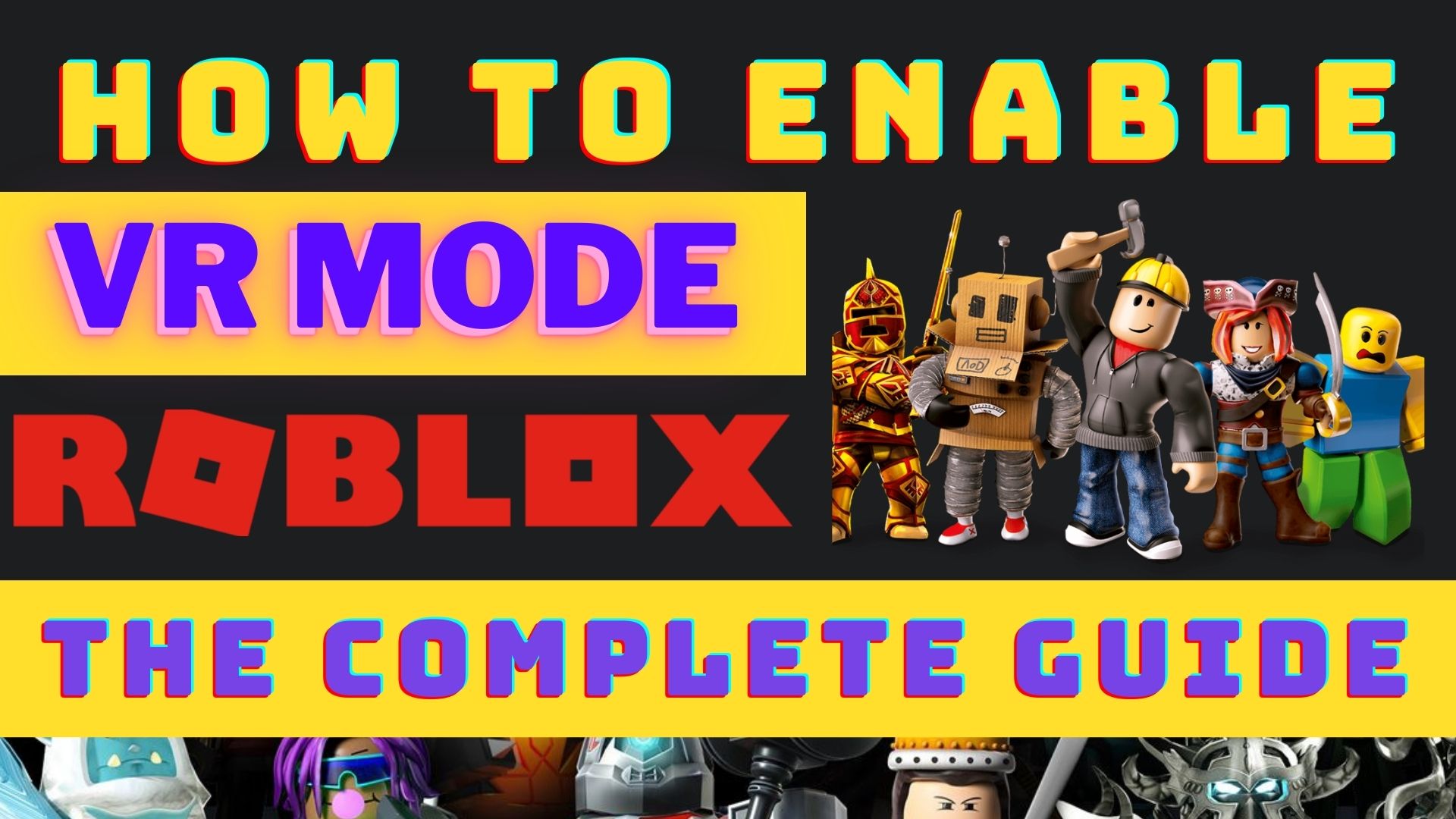 How To ENABLE VR MODE On Roblox? - The COMPLETE Guide (2022)