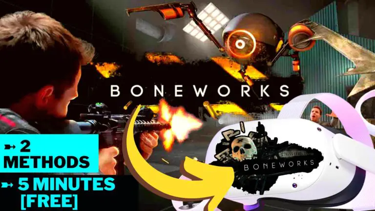 2 METHOD: How To Play BONEWORKS On Quest 2: WIRED & WIRELESS