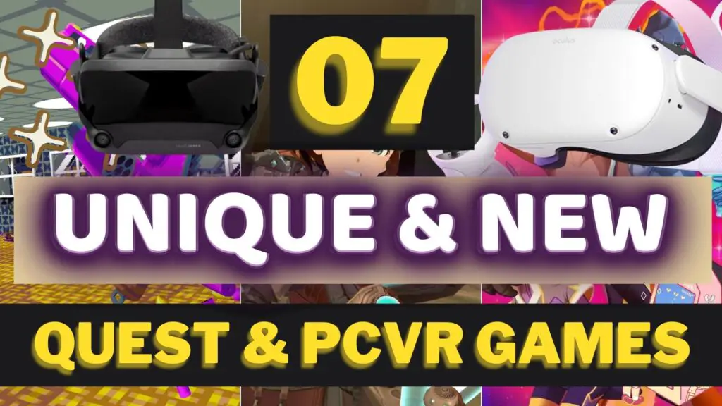 7 UNIQUE & NEW VR GAMES To Play 2022/2023 - PCVR, Quest 2